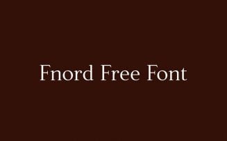 Fnord Font Free Download