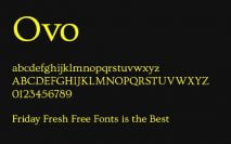 OVO Font Free Download