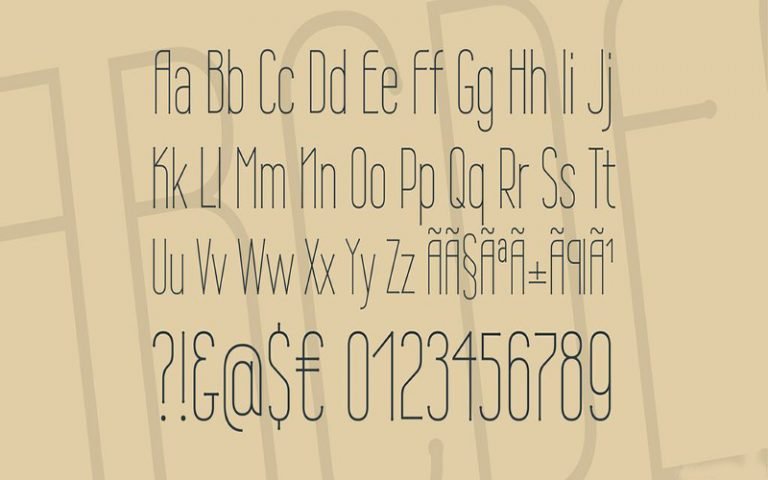 Wire One Font Free Download