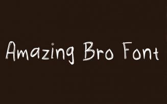 Amazing Bro Font Free Download