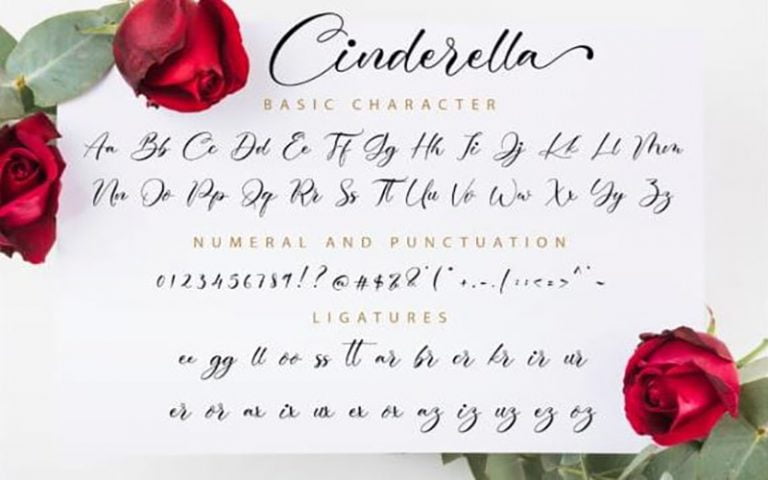 Cinderella Font Free Download