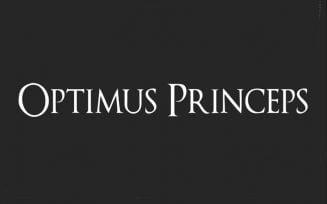 Optimus Princeps Font Free Download