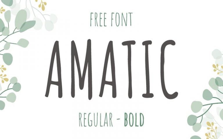 Amatic SC Font Free Download
