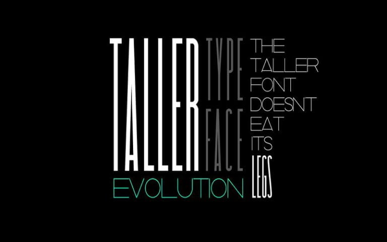 Taller Font Free Download