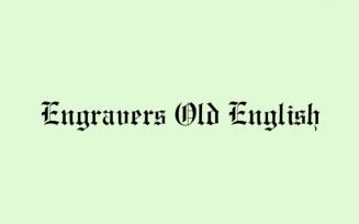 Engravers Old English Font Free Download