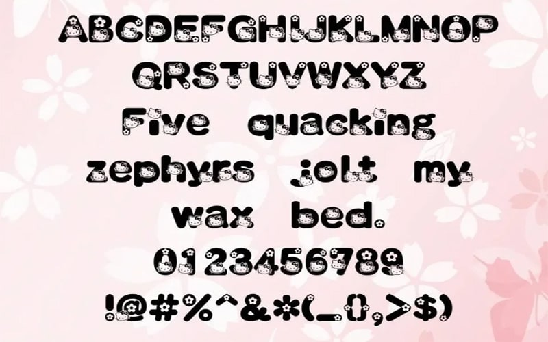 Hello Kitty Font Free Download
