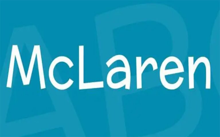 McLaren Font Free Download