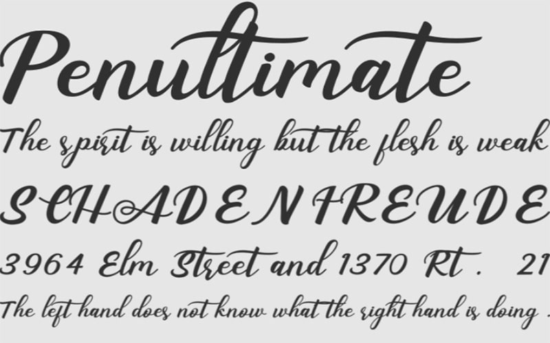 Thunder Font Free Download