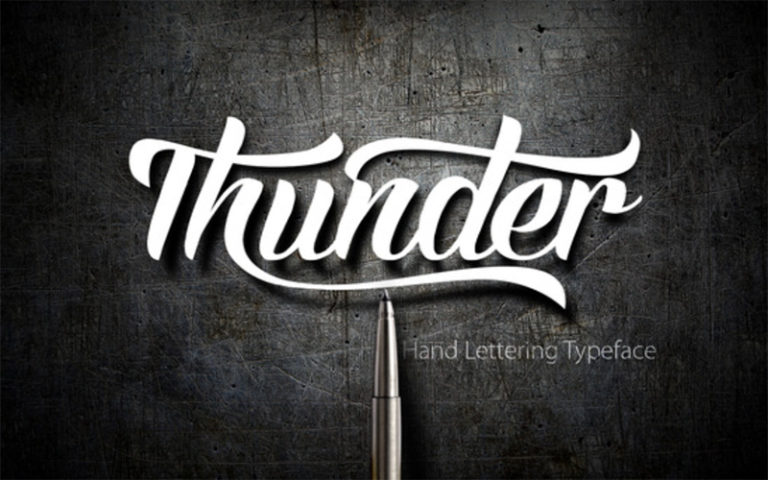 Thunder Font Free Download