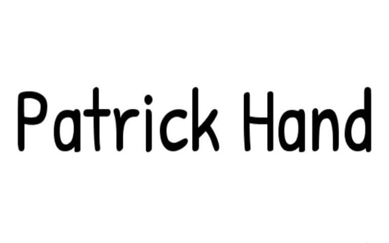Patrick Hand Font Free Download