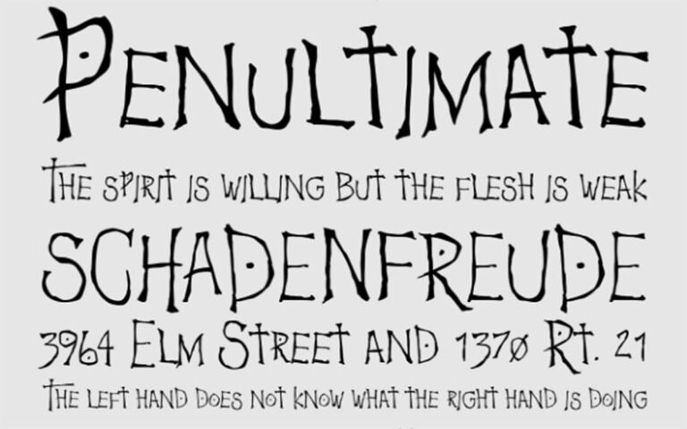 Death Note Font Free Download