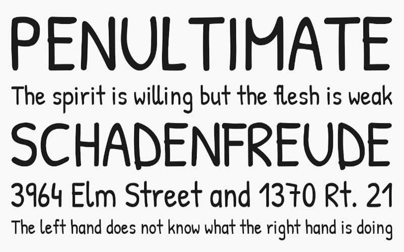 Patrick Hand Font Free Download