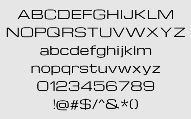 Michroma Font Free Download