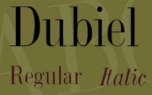Dubiel Font Free Download