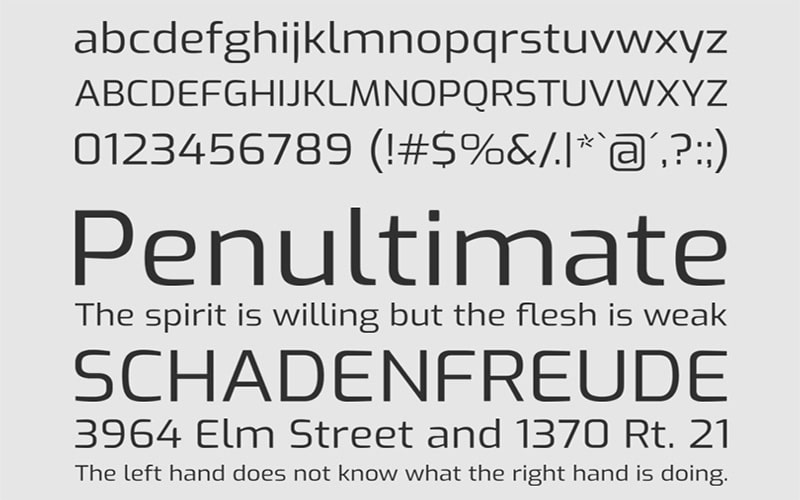 Exo Font Free Download