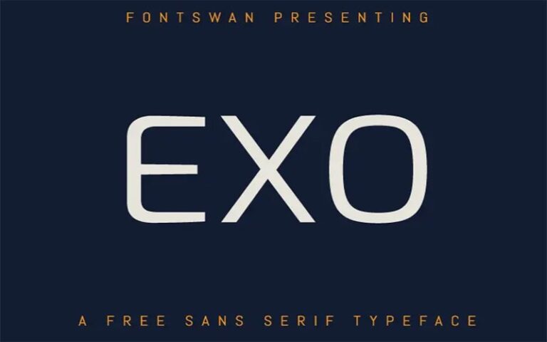 Exo Font Free Download