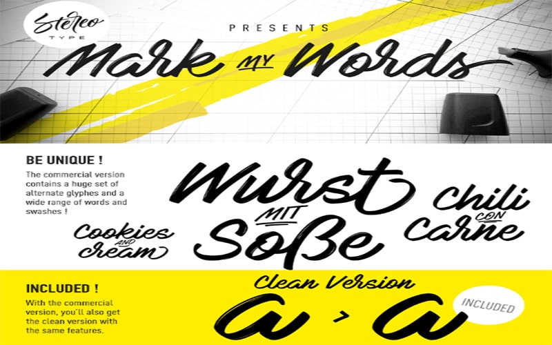 Mark My Words Font Free Download