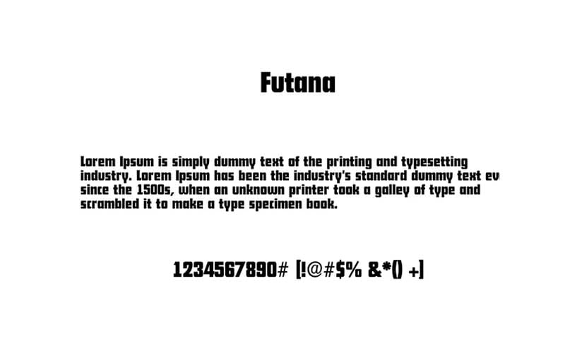 Futana Font Free Download