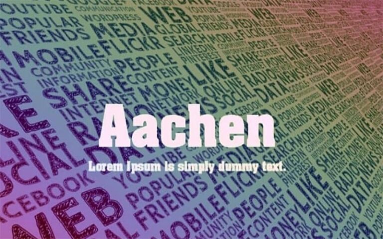 Aachen Font Free Download