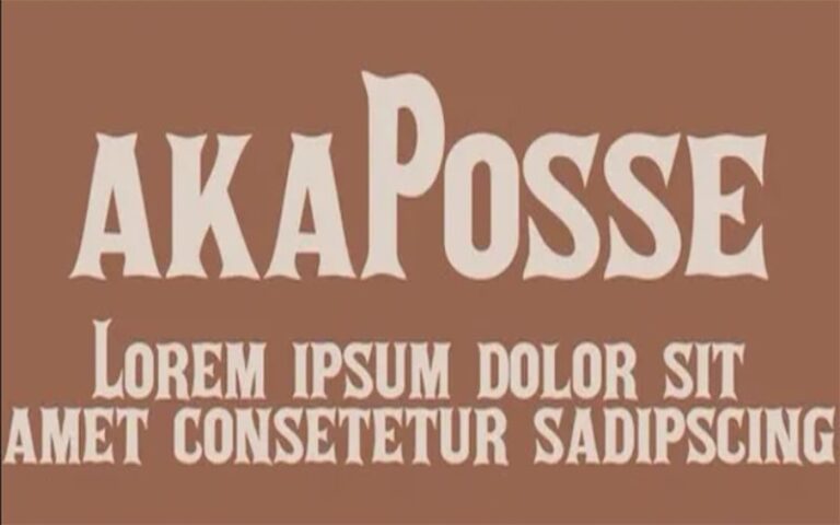 Backwoods Logo Font Free Download