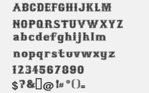 Boston Red Sox Font Free Download