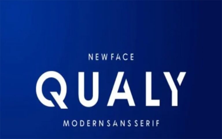 Qualy Logo Font Free Download
