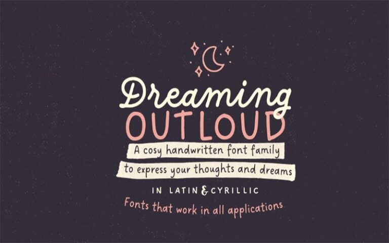 Dreaming Out Loud Sans Font Free Download