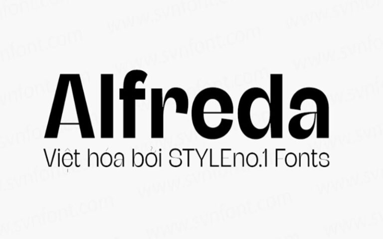 Alfreda Font Free Download