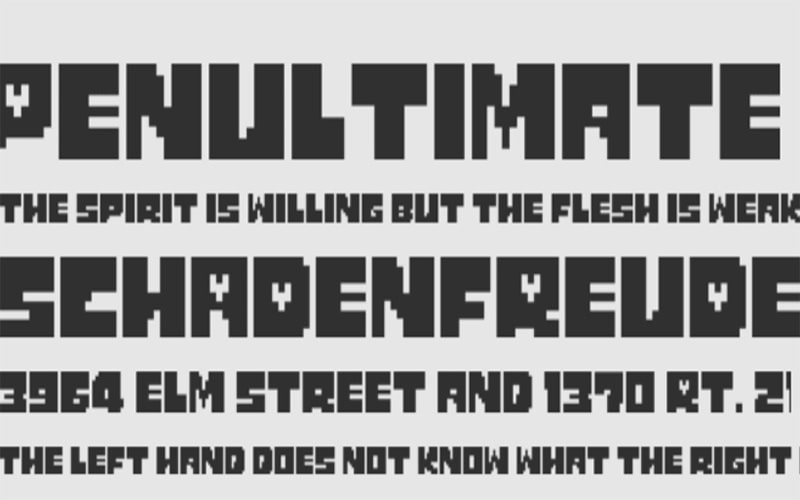 Undertale Logo Font Free download
