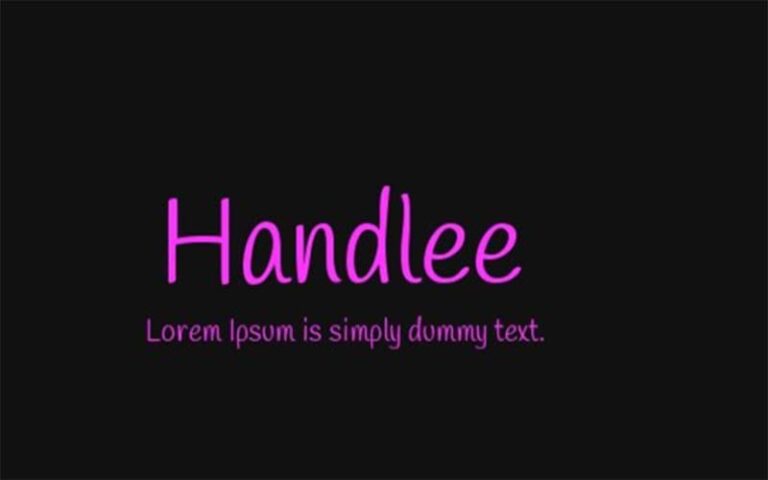 Handlee Font Free Download