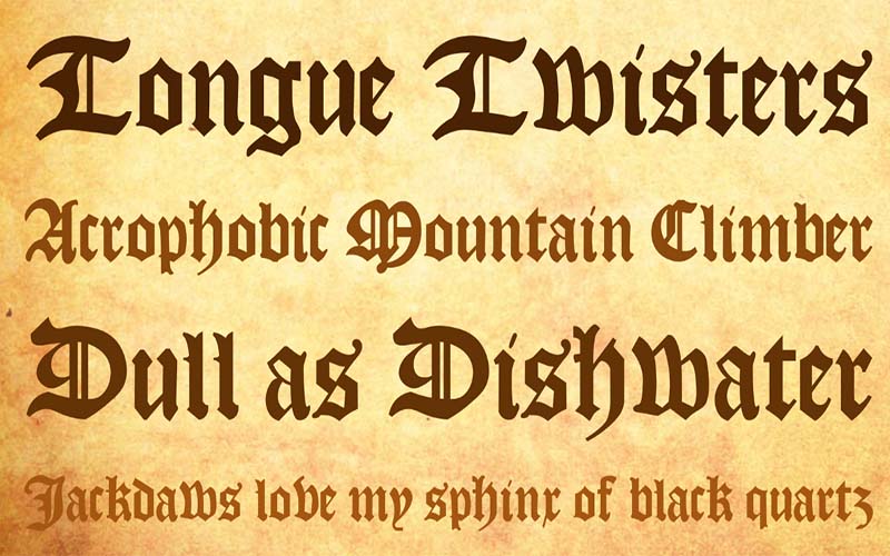 King James 1611 Font Free Download