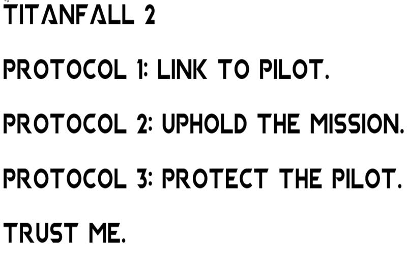 Titanfall Font Free Download