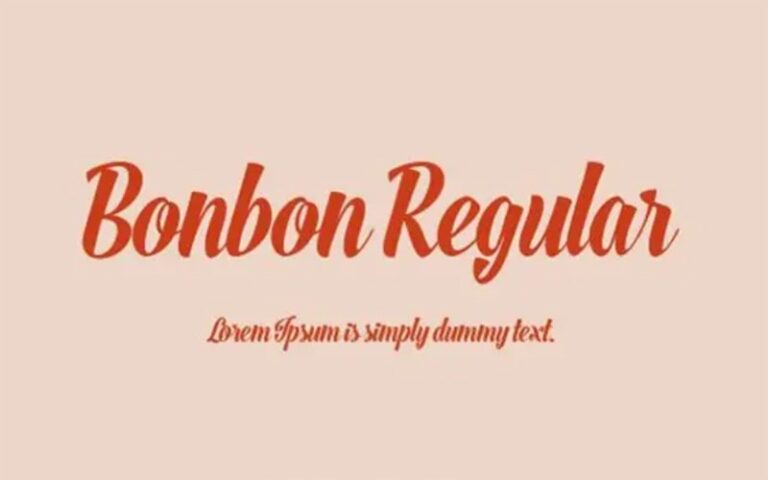 Bonbon Font Free Download