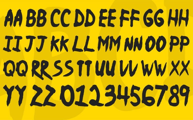 Naruto Font Free Download