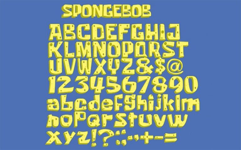 Spongebob Font Free Download