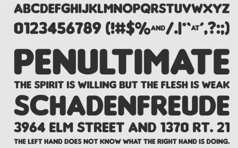 Burger King Font Free Download