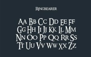 Lord Of The Rings Font Free Download