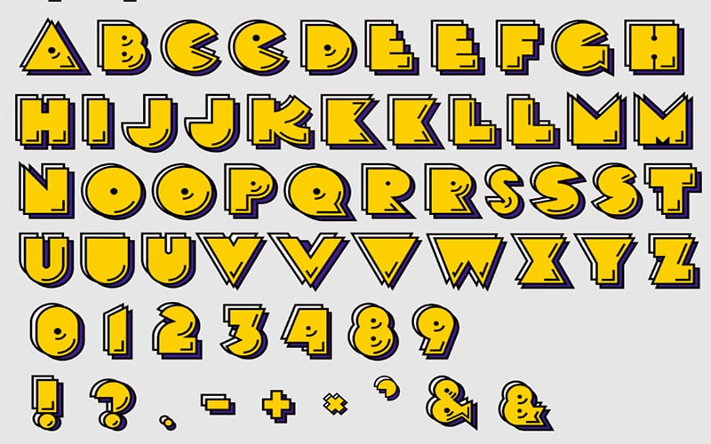 Pac-Man Font Free Download
