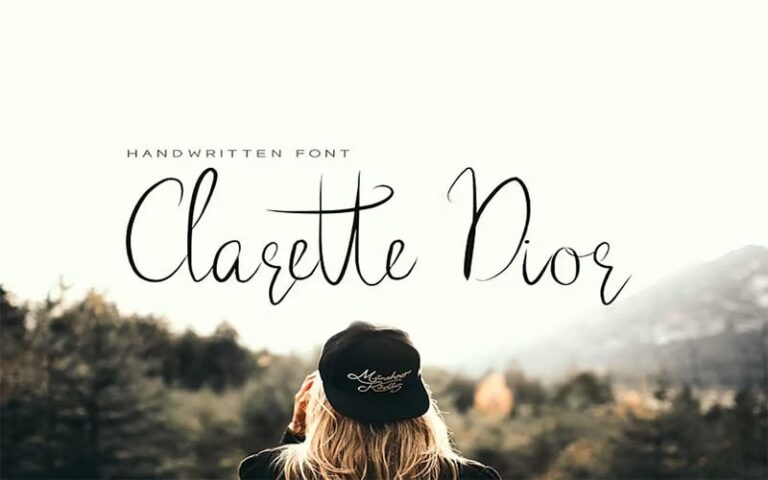 Clarette Dior Font Free Download