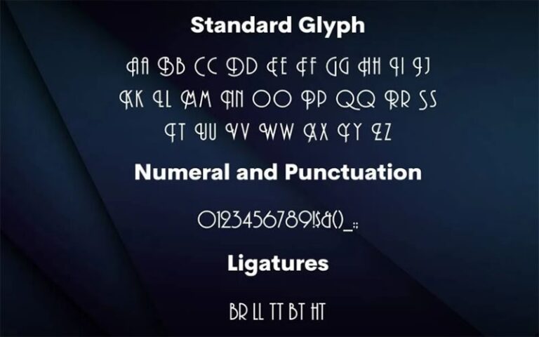 Great Gatsby Font Free Download