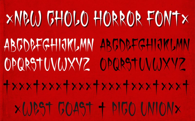 Horror Cholo Font Free Download