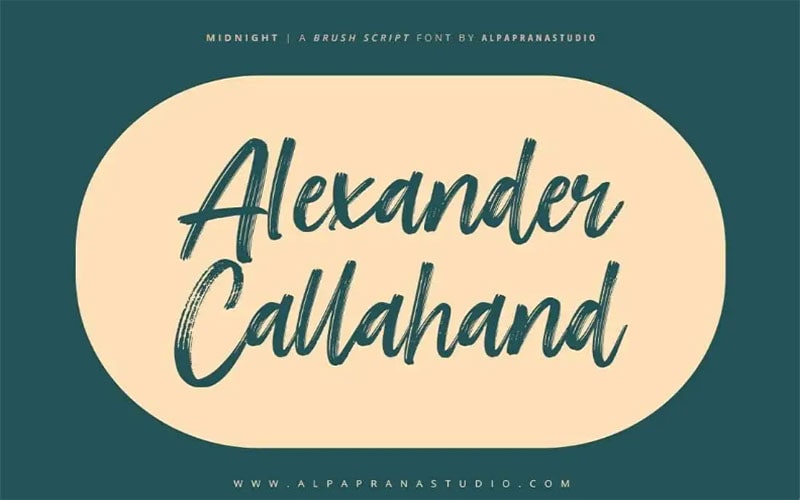 Midnight Font Free Download