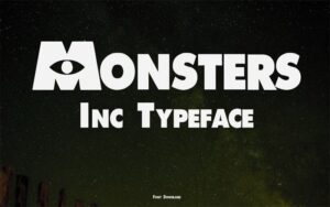 Monsters Inc. Font Free Download