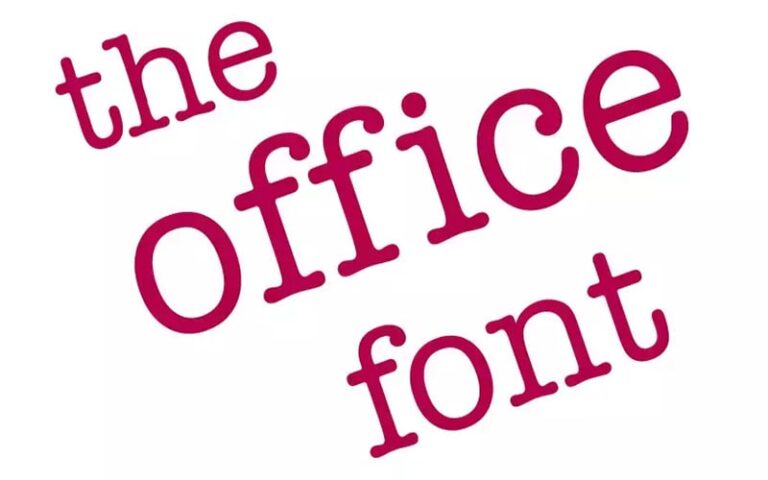 The Office Font Free Download