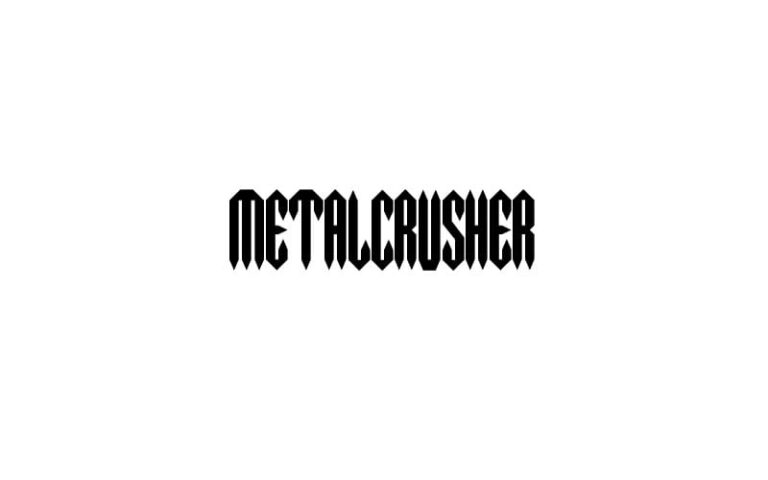 Metal Crusher Font Free Download