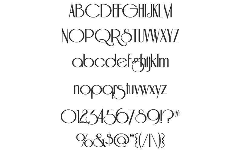 Riesling Font Free Download